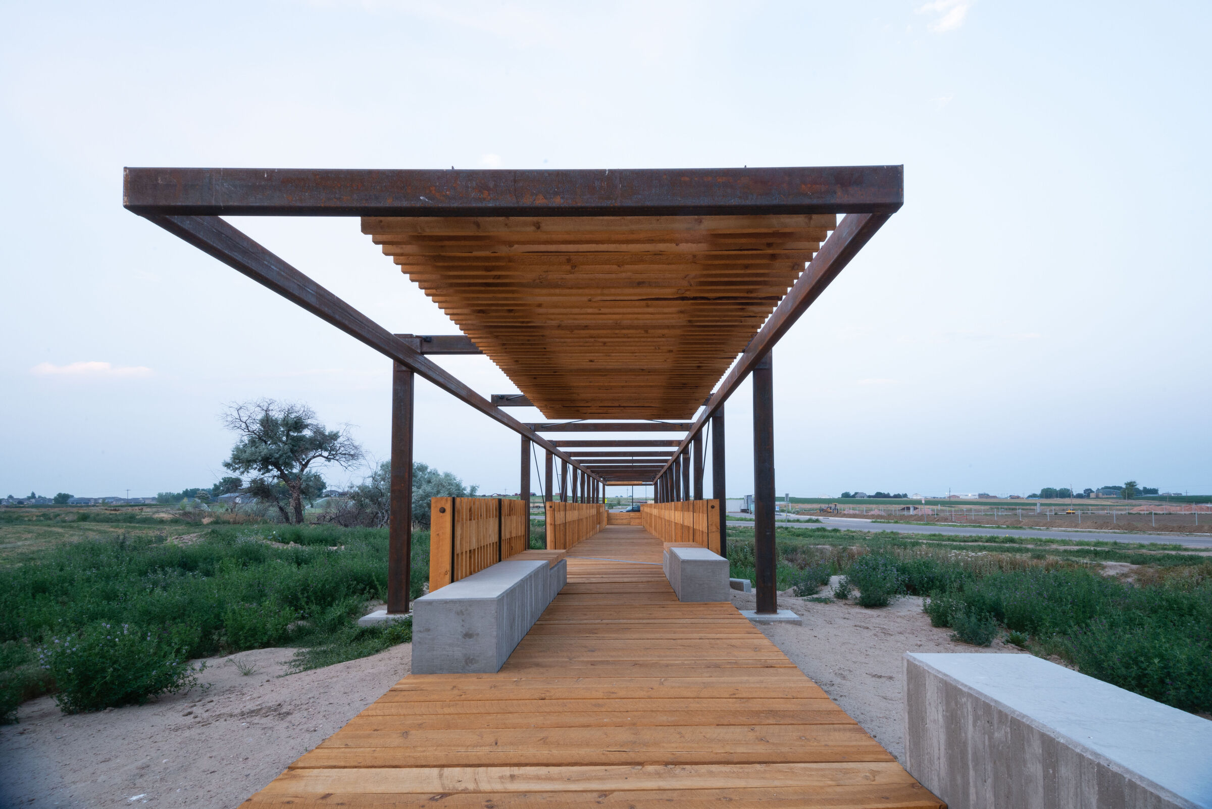 Severance Community Park Bridge | Colorado Building Workshop | Archello
