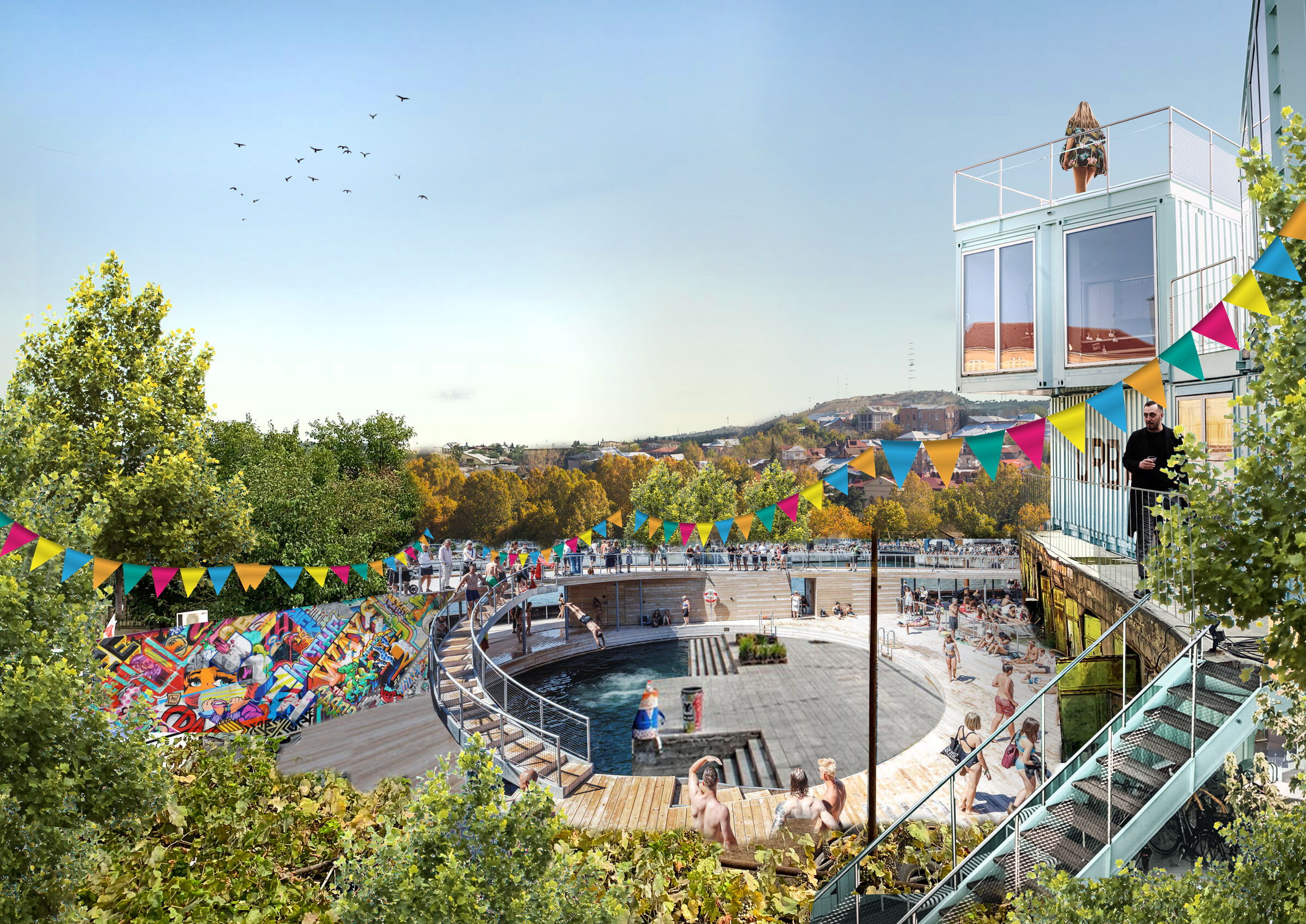 Garbage Truck Parking Development Concept | MUA - Architecture ...