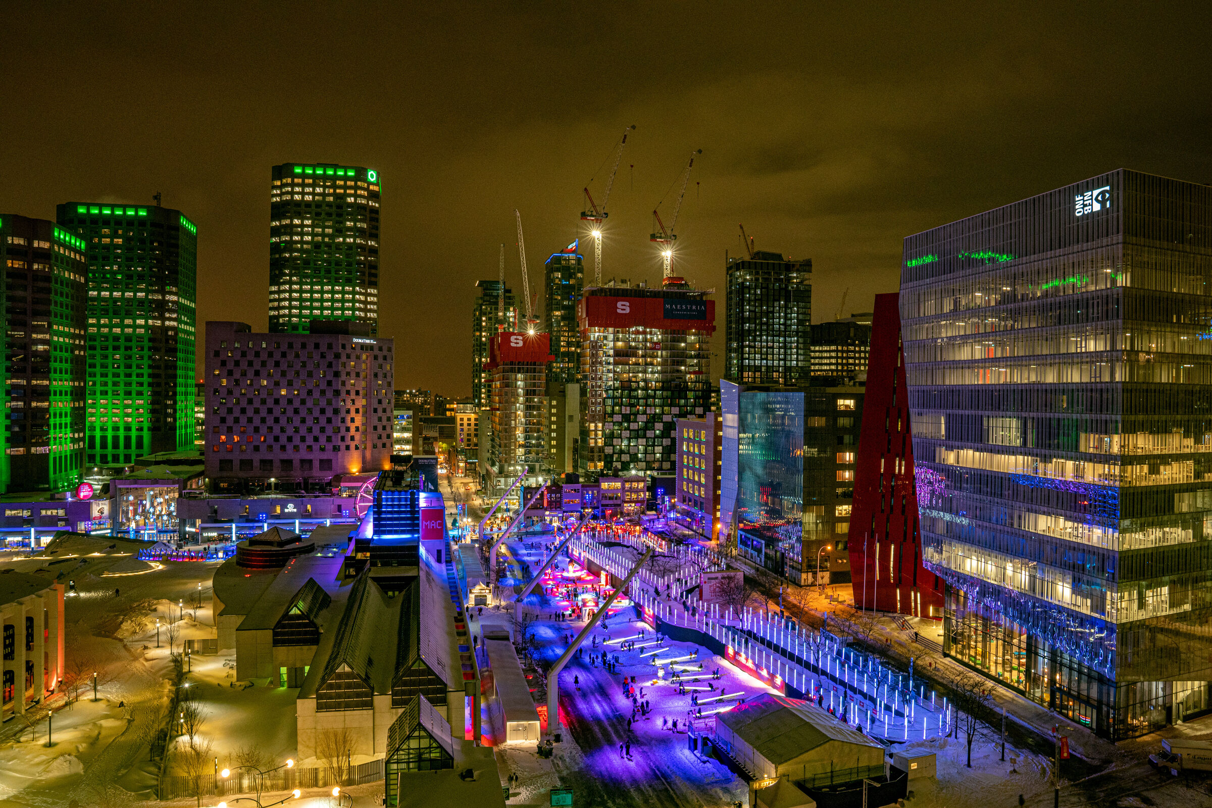 Gallery of Skating Loop, part of Montréal en Lumière | Montréal en ...