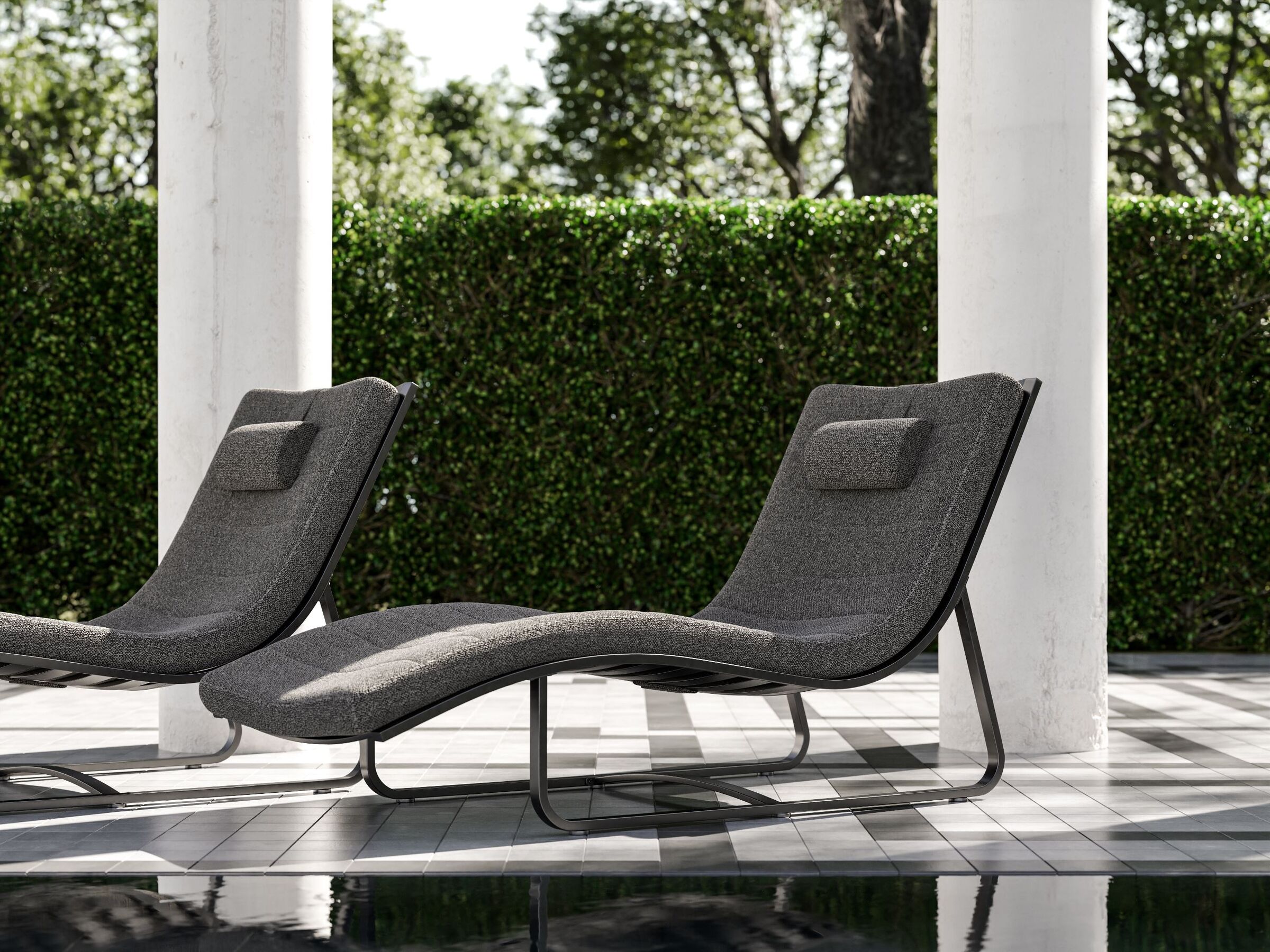 Finol Sunbed by Snoc Outdoor Furniture | Archello