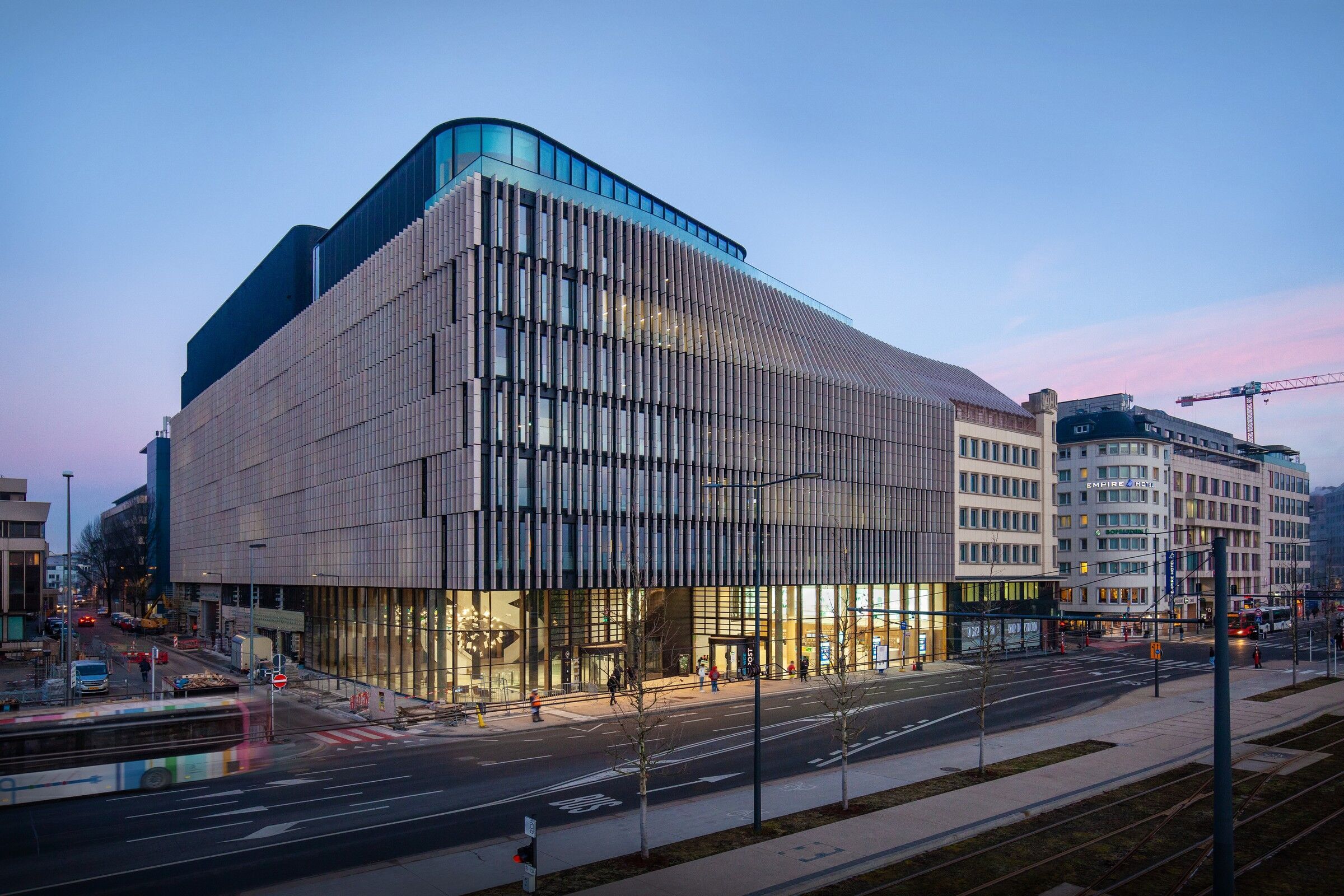 Luxembourg’s POST HQ building by Metaform Architects stands out for its ...