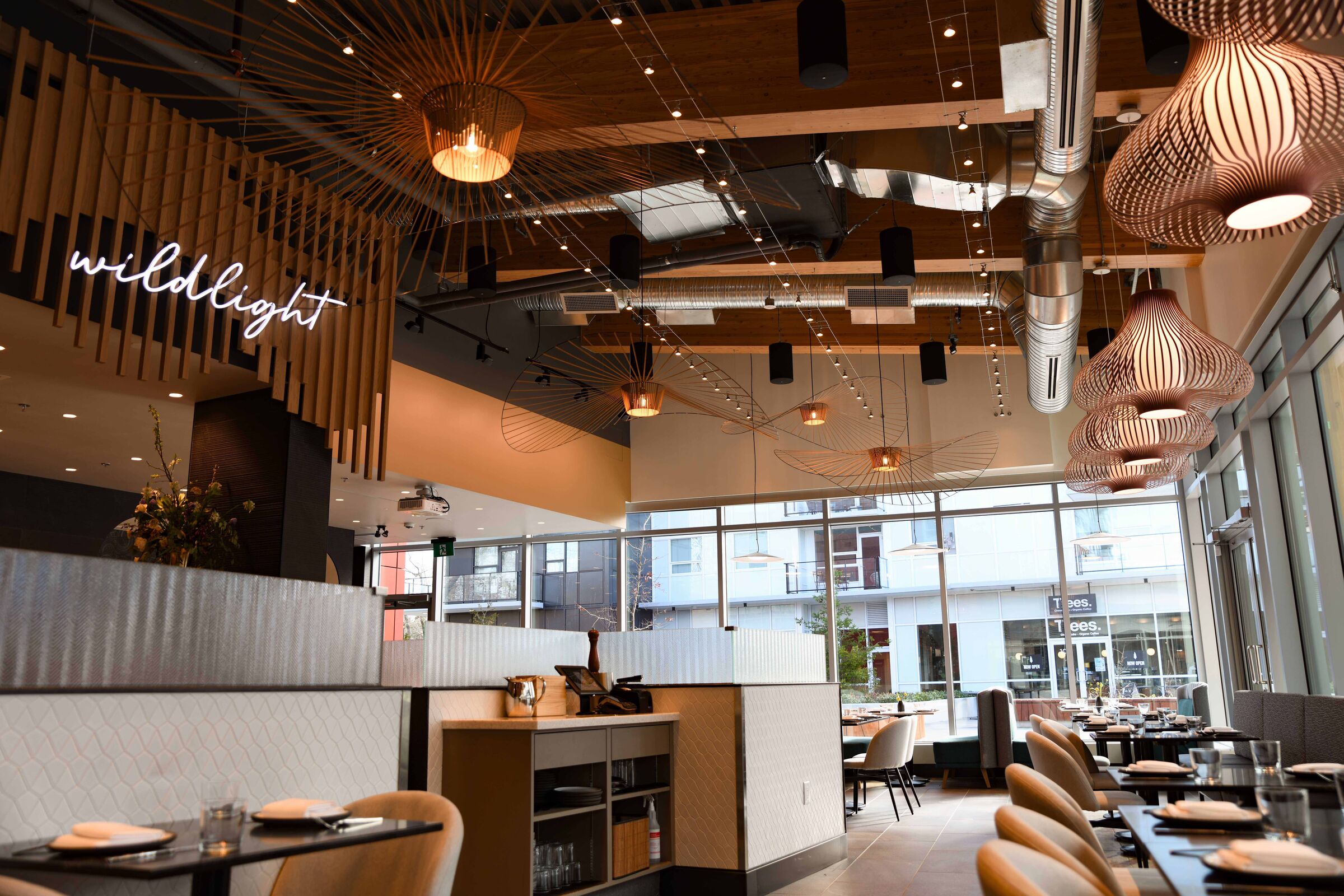 Lighting Inside Wildlight Kitchen + Bar | MP Lighting | Archello