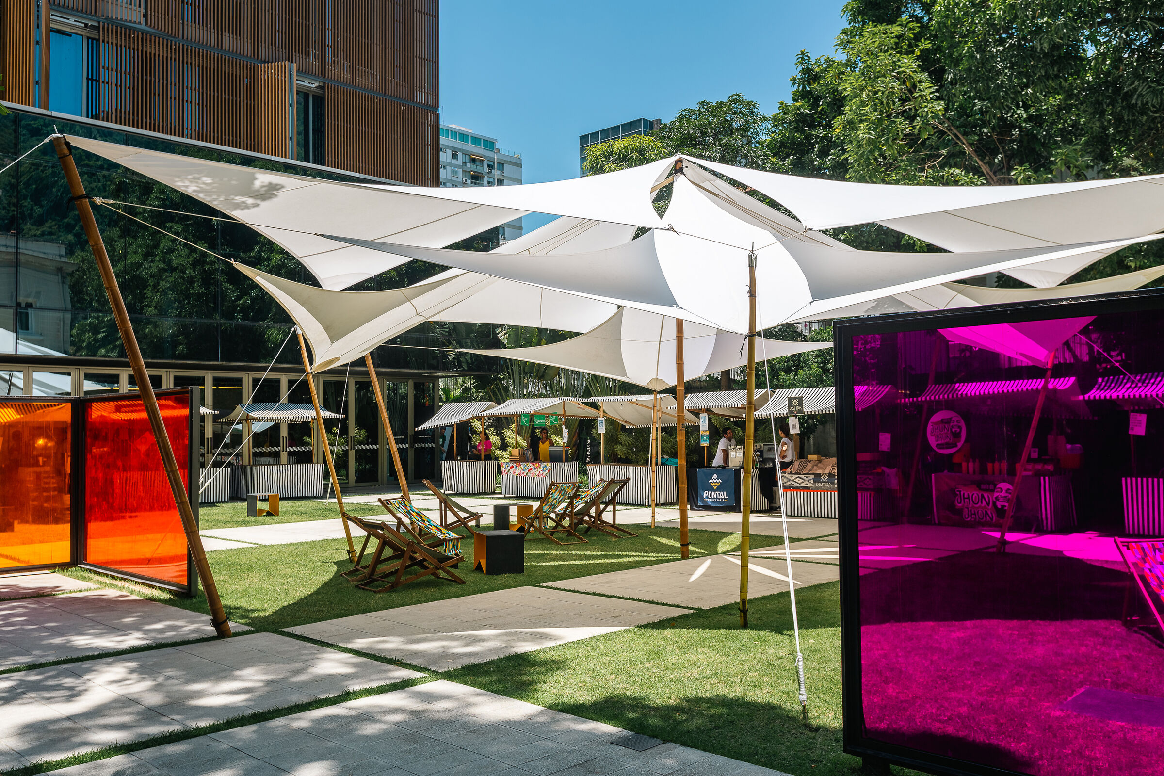 Gallery of Bioclimatic Bamboo and Membrane Shades | Bambutec Design ...