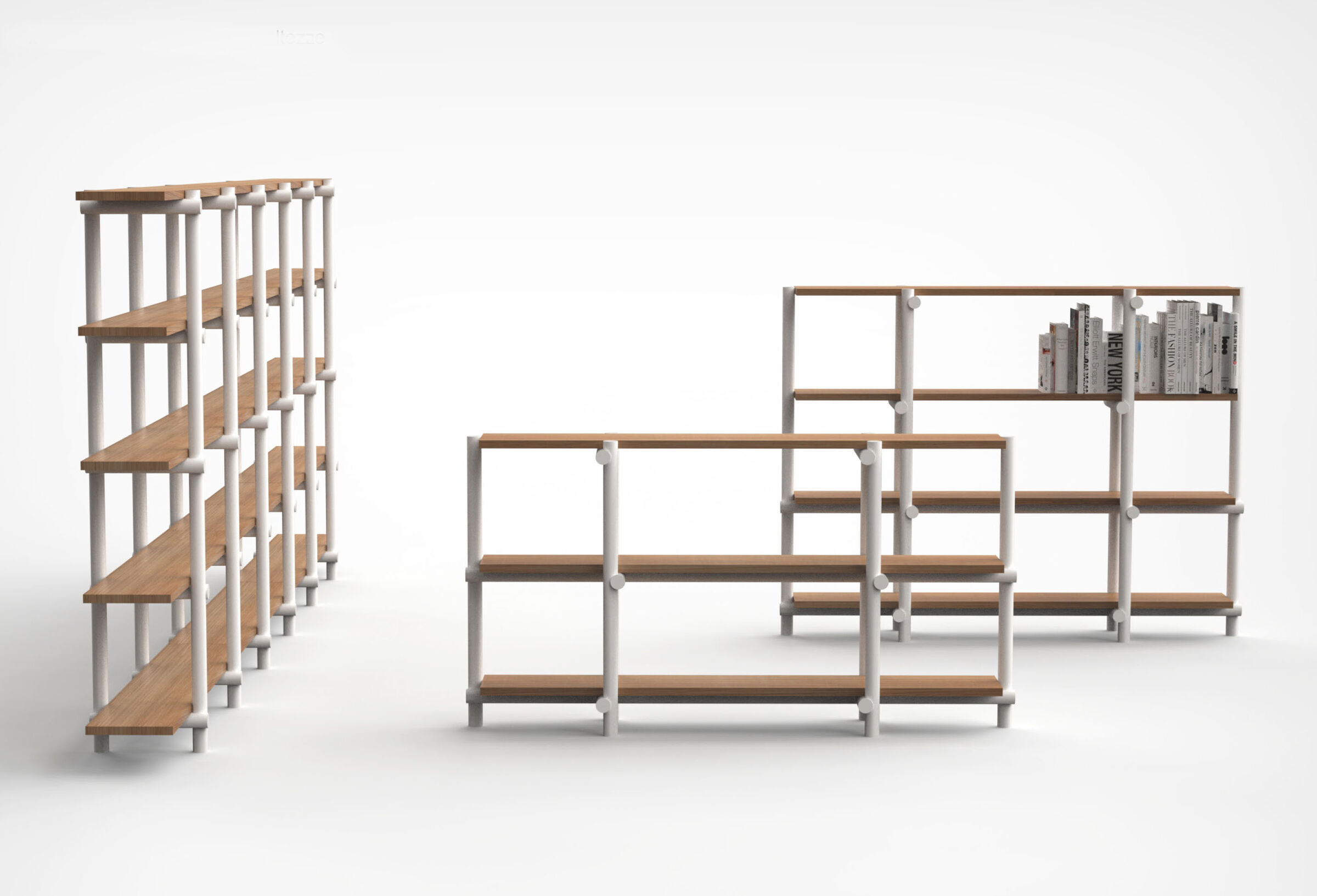 RODS Bookcase by A.L.F. UNO SPA | Archello