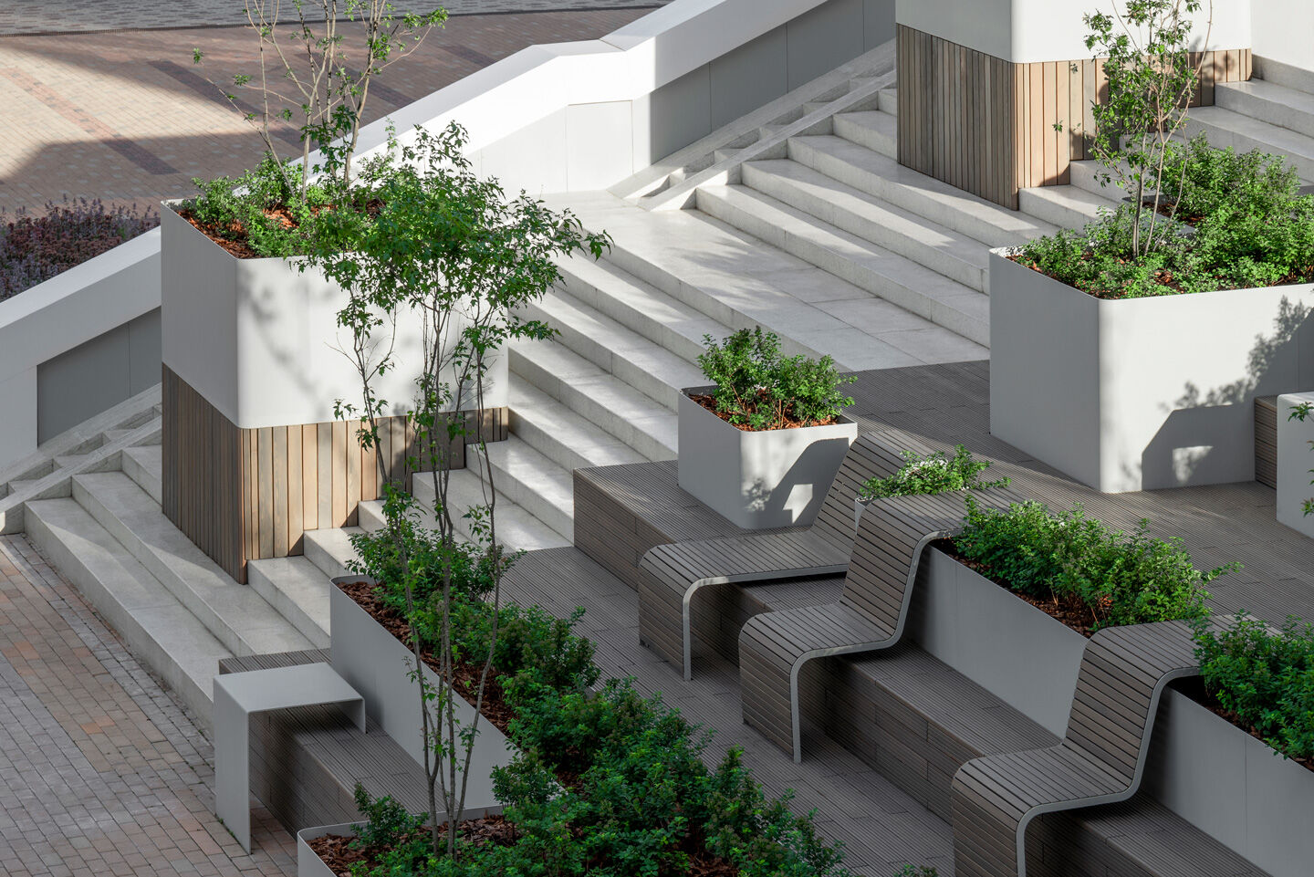 Points of attraction in a large apartment complex | Basis architectural ...