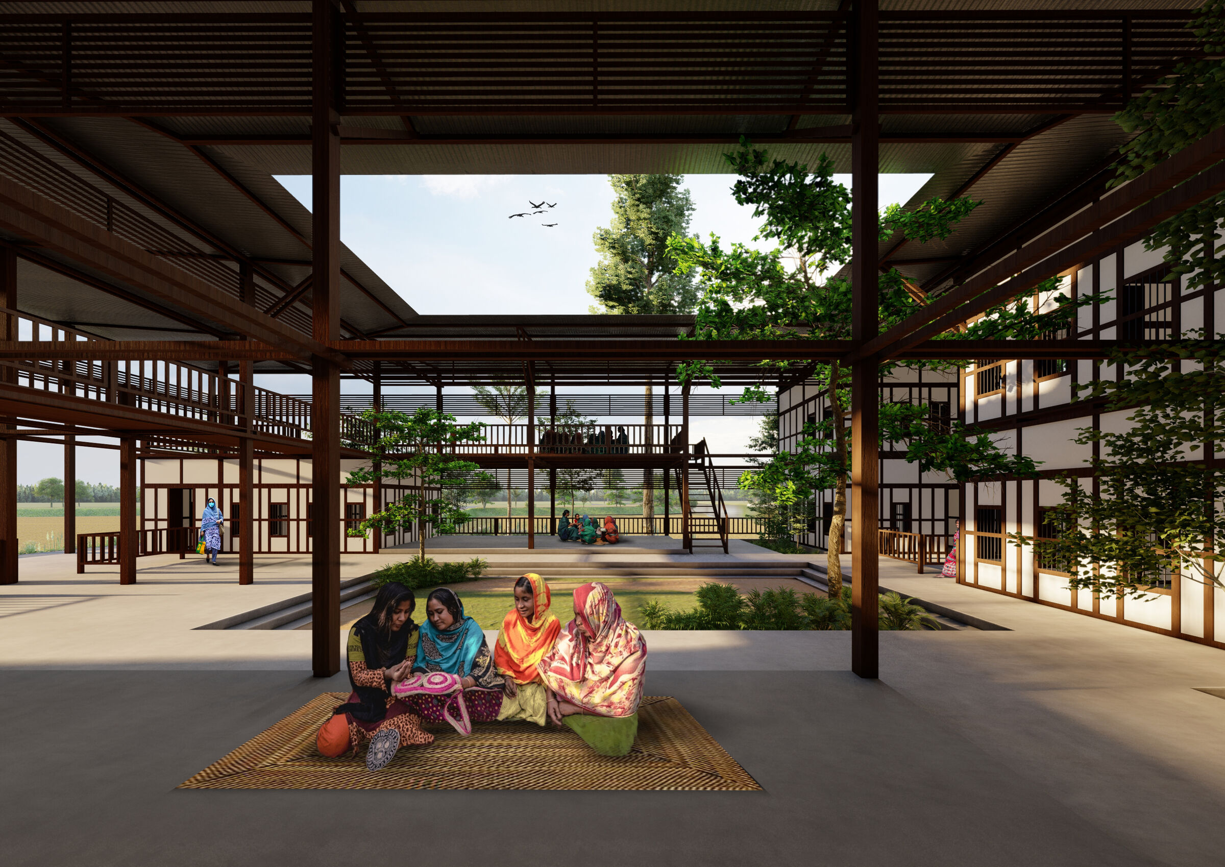 Gallery of Bunon - Kantha Sewing and Craft Training Center | BRICK | Media - 3