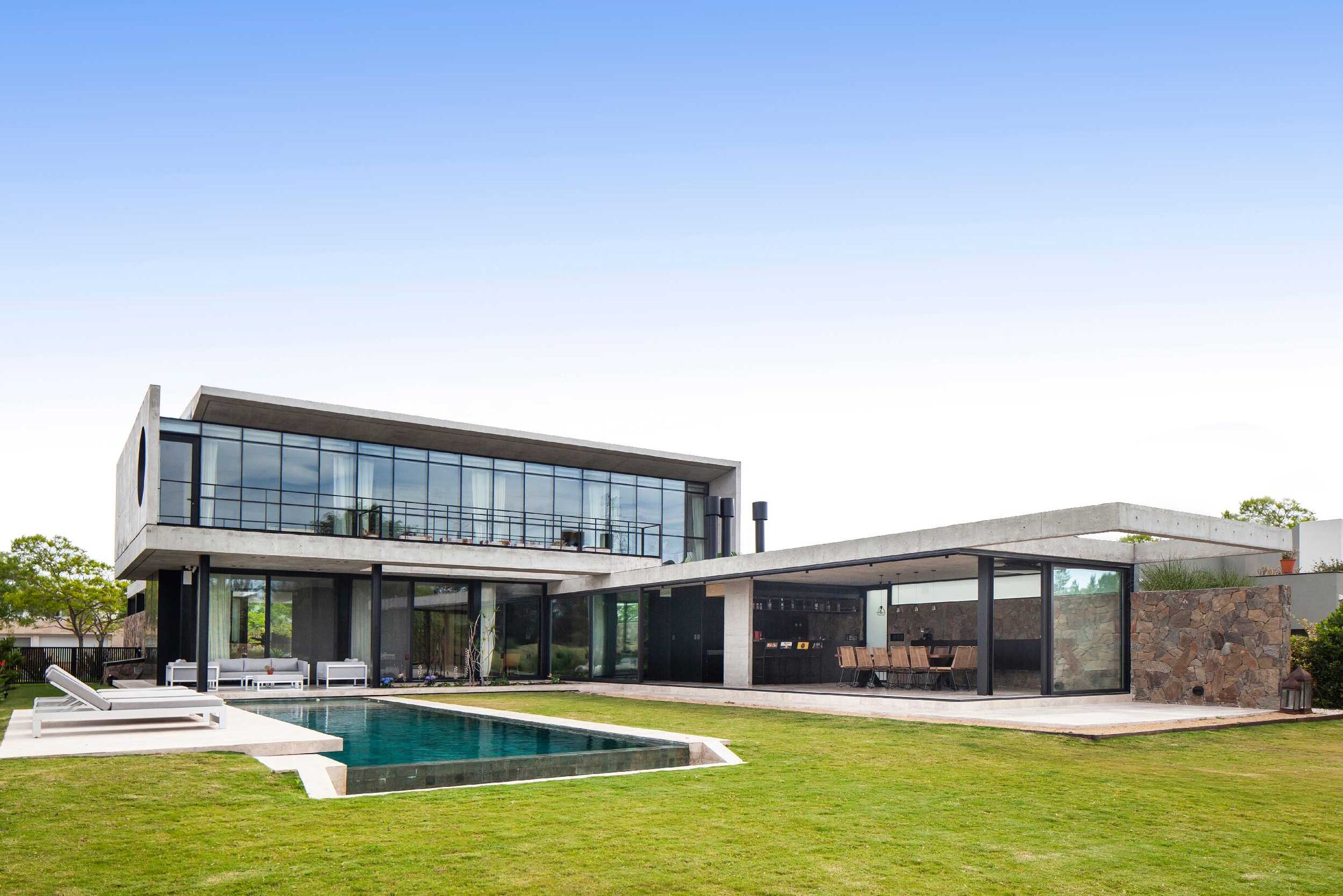 Modern Bunkers House BUNKER Private House | OON Architecture