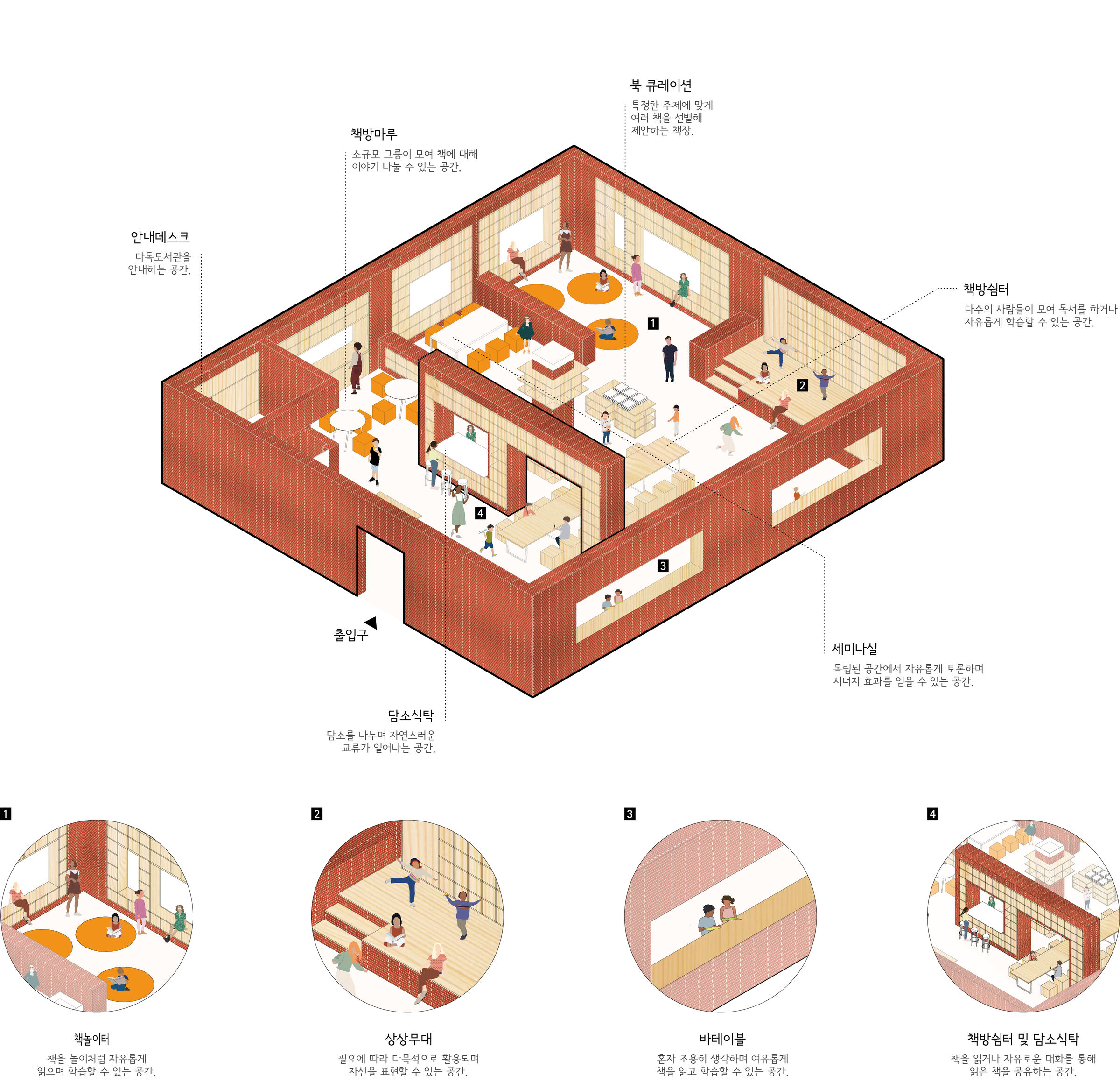 Gallery of The Red Brick Library | G/O Architecture | Media - 4