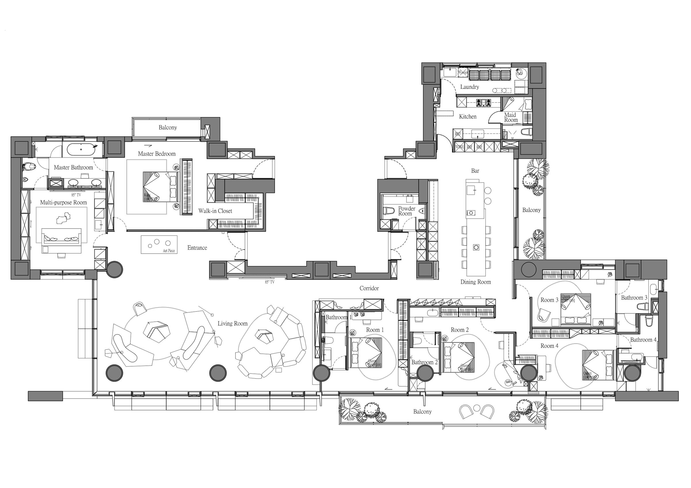 Gallery of Light in the wilderness | CHAINS INTERIOR | Media - 1