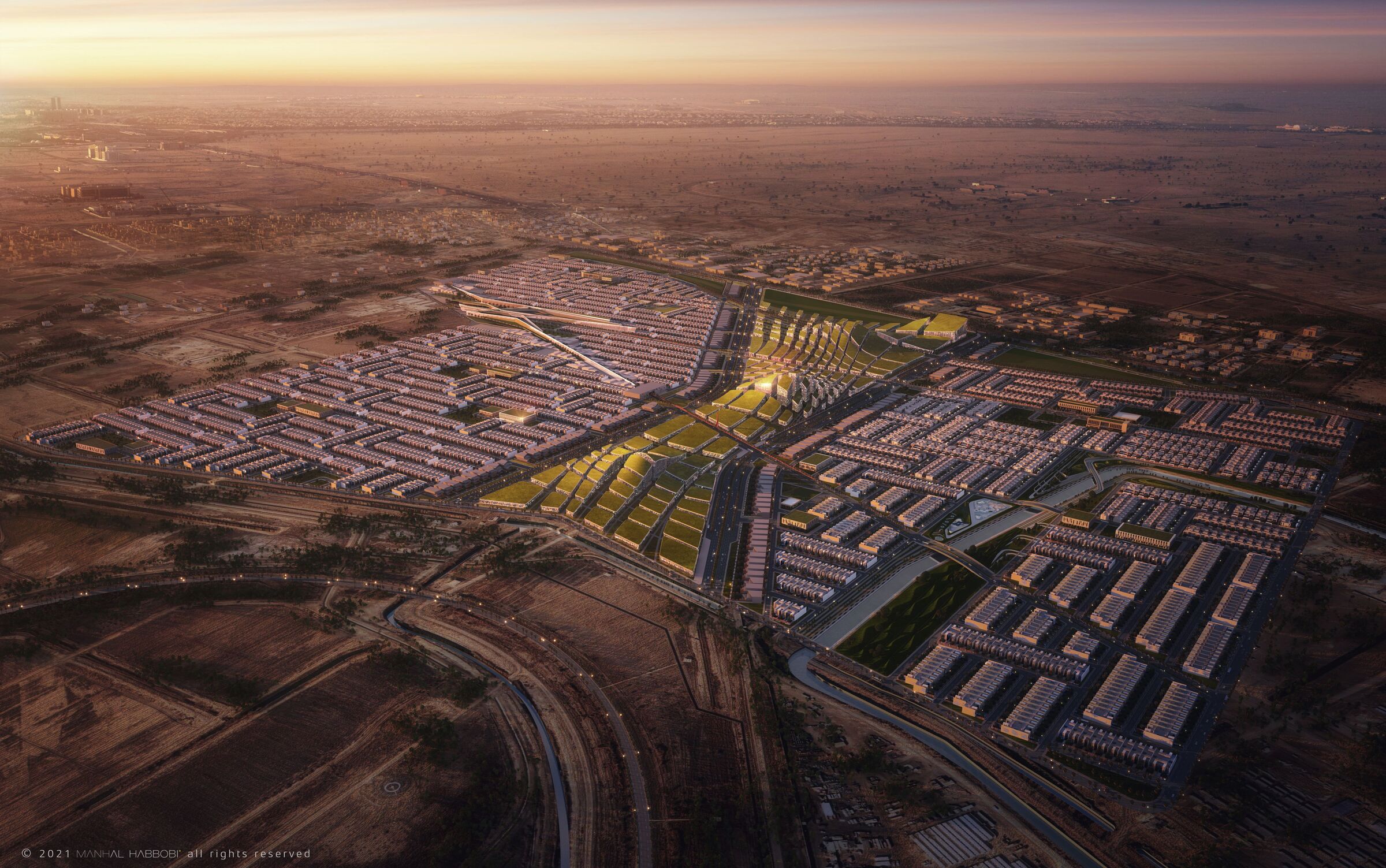 Gallery of Progressive urban neighbourhood concept by Manhal Habbobi ...