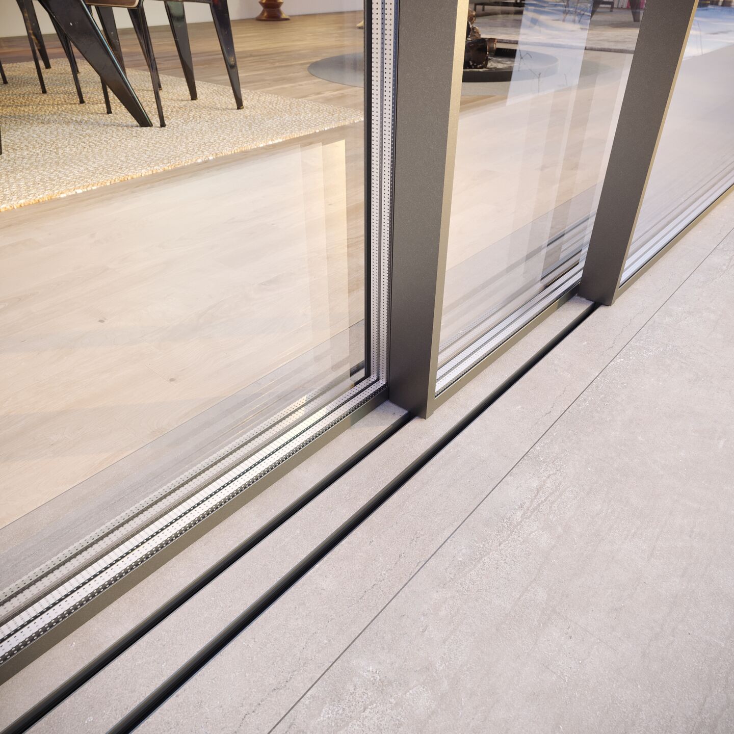 INVISIBLE FRAME - SINGLE TRACK - insulated invisible frame by VITROCSA ...