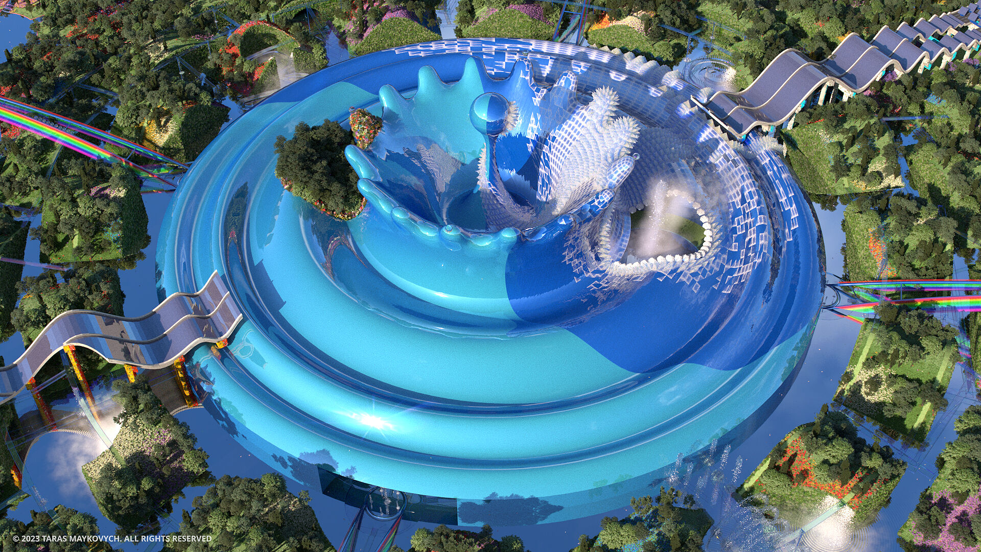 Water Splash Building | Taras3D | Archello