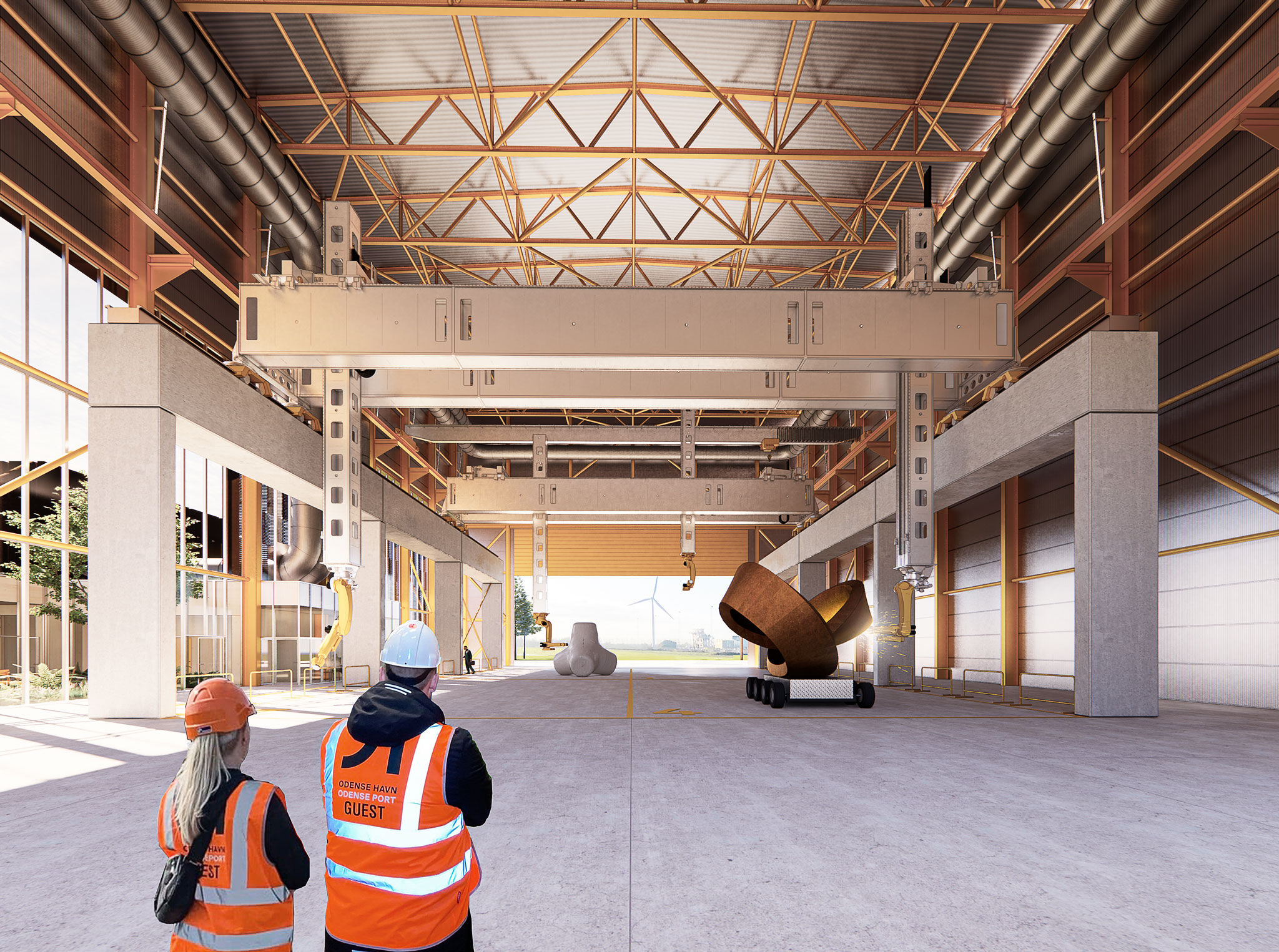 CENTER FOR LARGE STRUCTURE PRODUCTION | Christensen & Co Architects ...