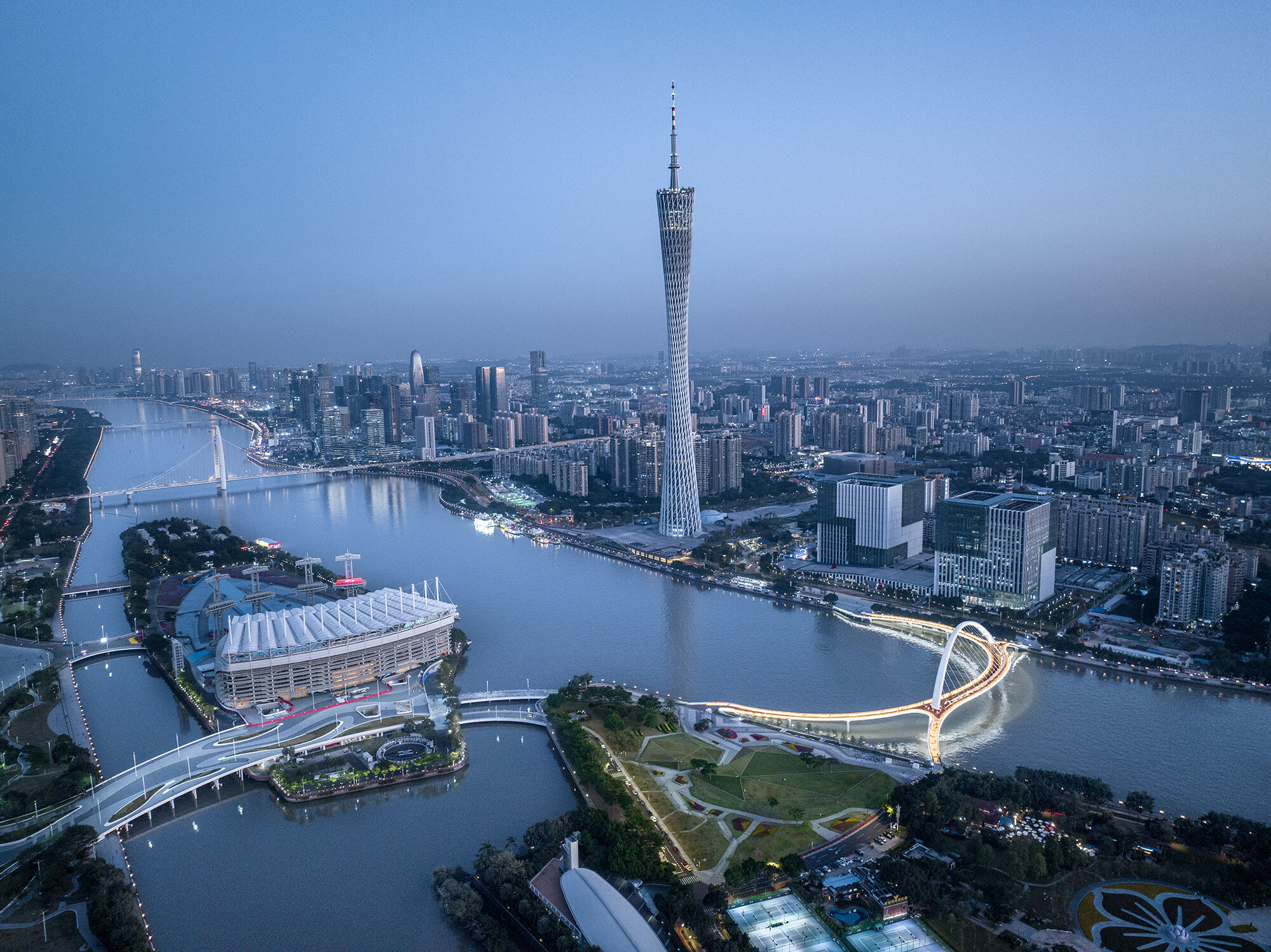 Gallery of Guangzhou Haixin Bridge | SCAD | Media - 3