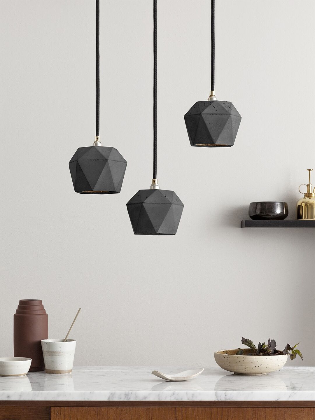 [T2]Bundle/dark Pendant light triangle by GANTlights | Archello
