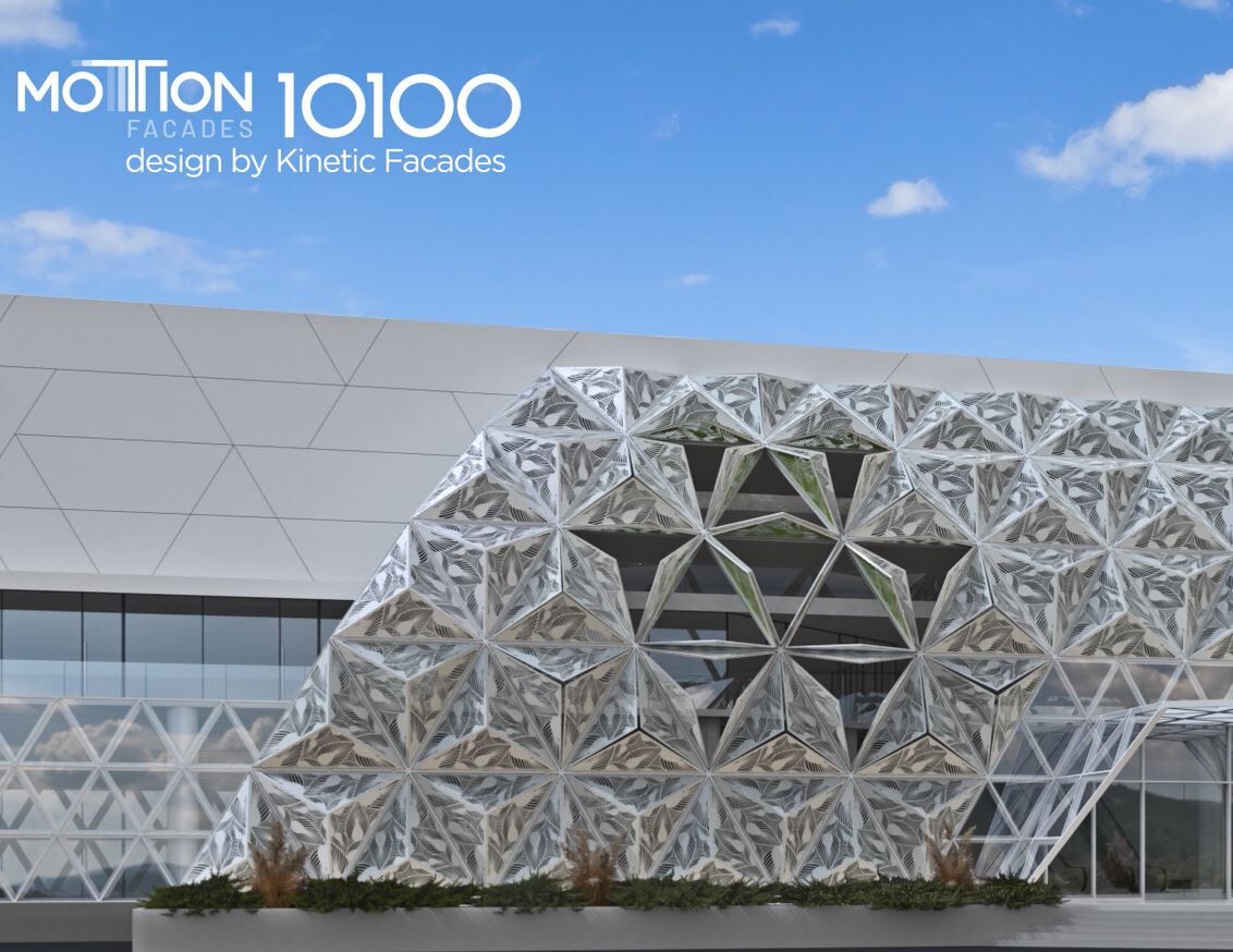 Motion 10100 - Kinetic Façade Shading , Horizontal Hinged Shading ...