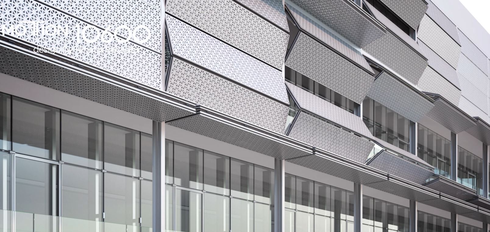 Motion 10600 - Kinetic Façade, Vertical Folding Shading System by ...