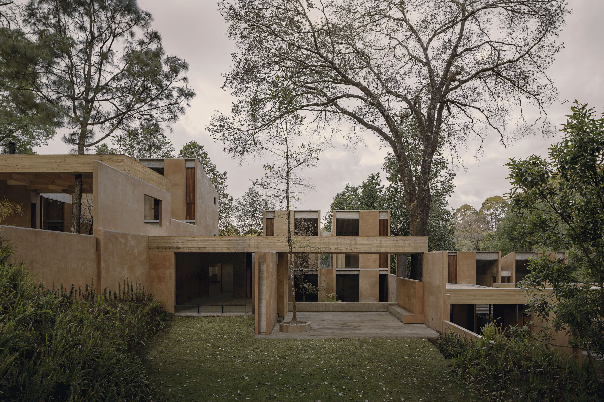 Taller Héctor Barroso designs orthogonal collection of homes on ...