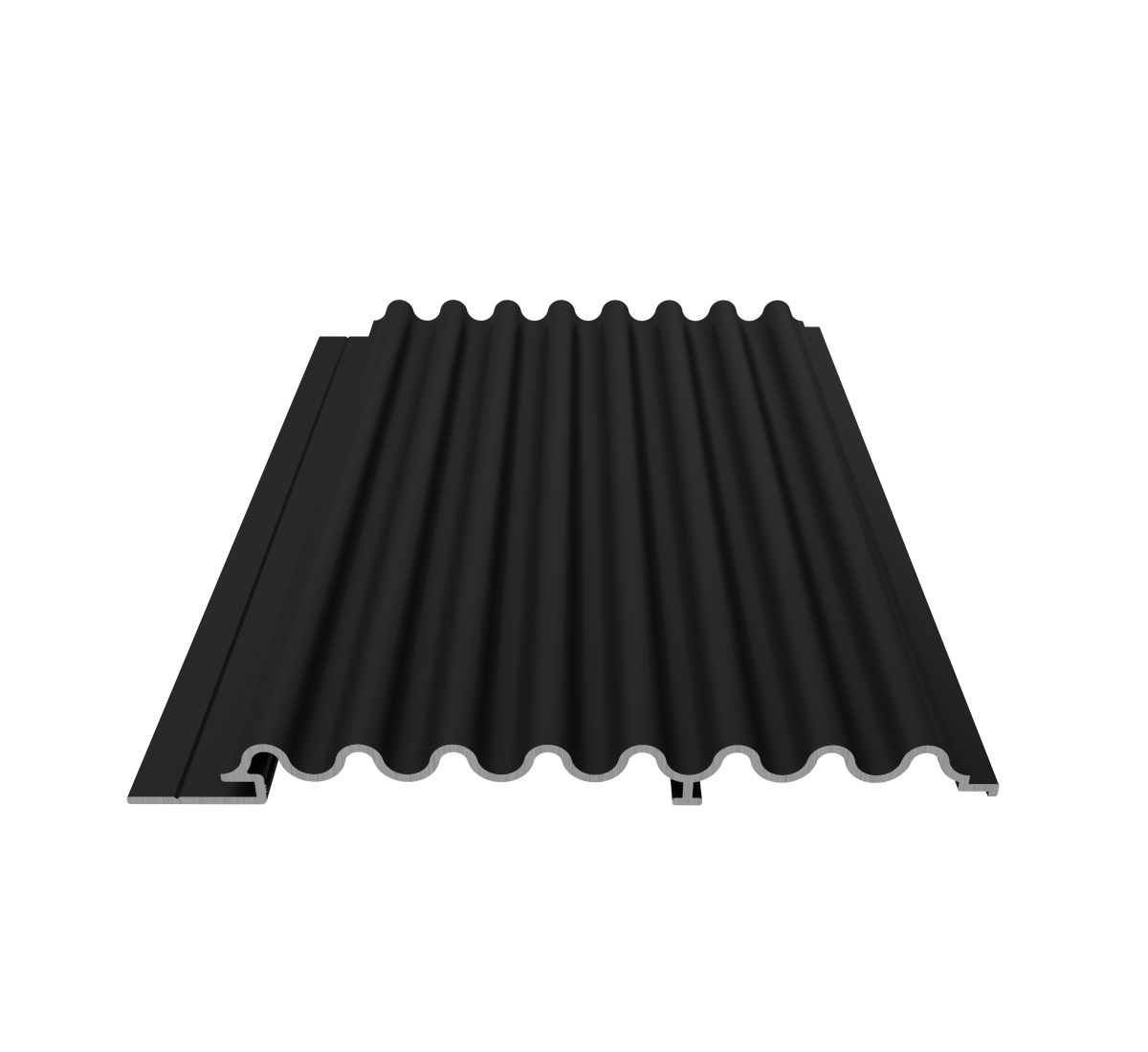 Falkit® System Olas de Neptuno - Pronounced wave aluminium slat for use ...