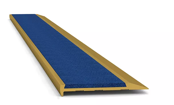 Latham BFA711S Solid Brass Abrasive Stair Tread Nosing by Latham Australia | Archello