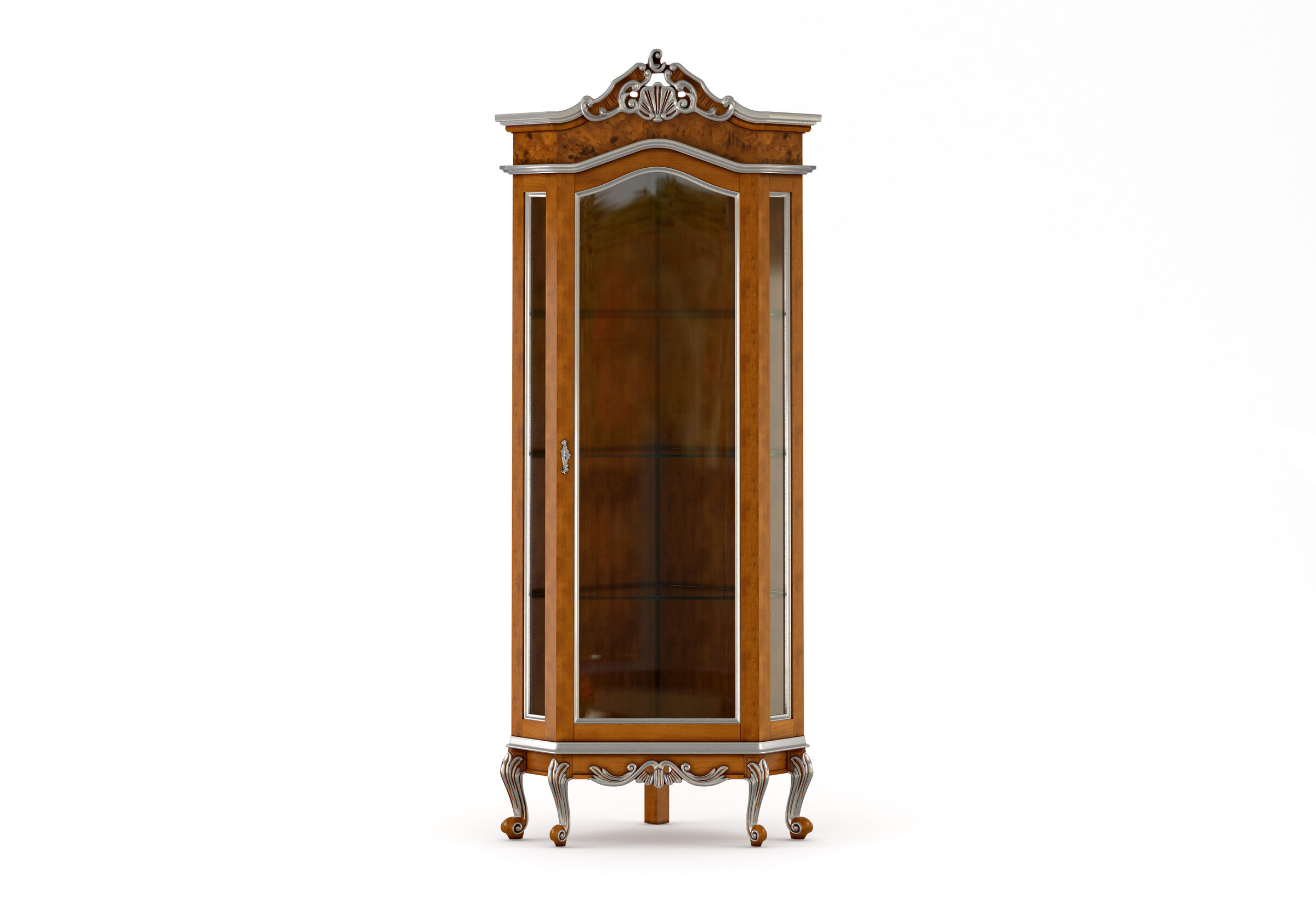 Cream Château Display Cabinet by MODENESE LUXURY INTERIORS | Archello