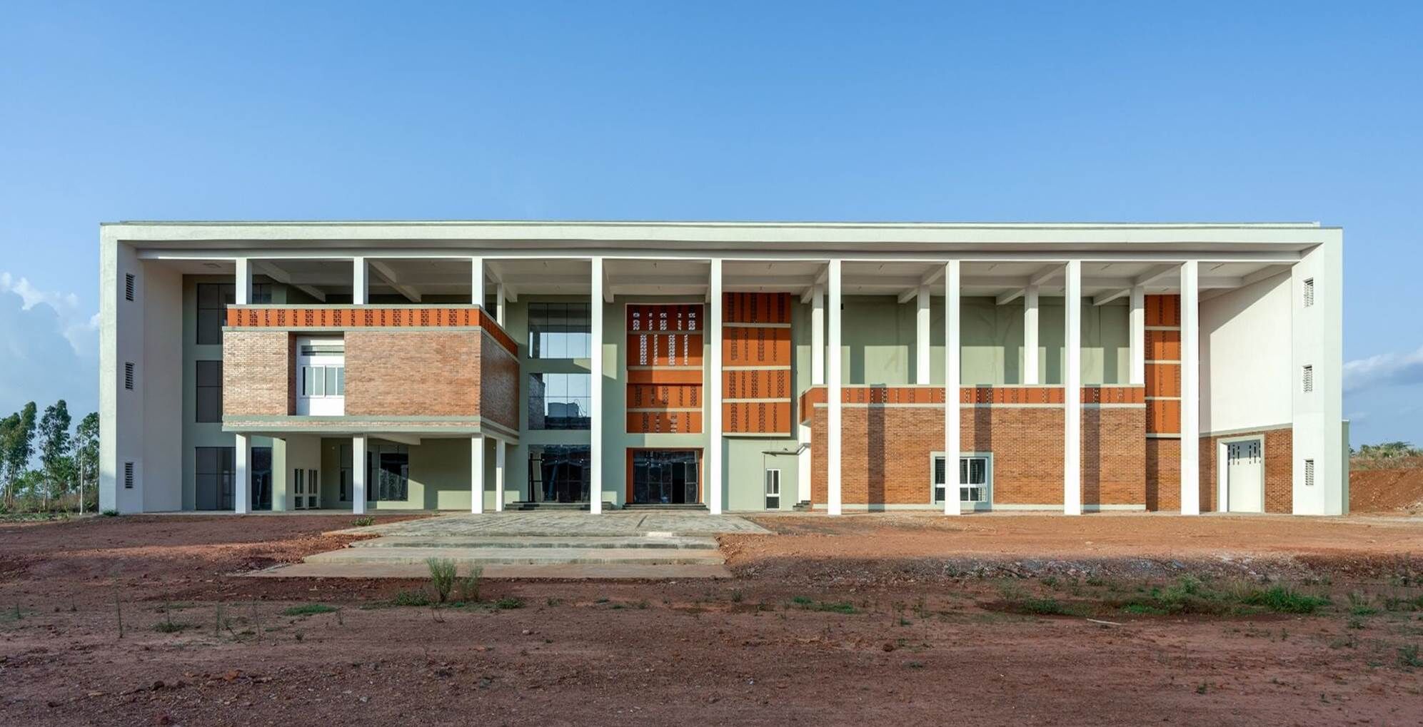 The Auditorium and Library block in Sainik school | Shuonya Nava ...