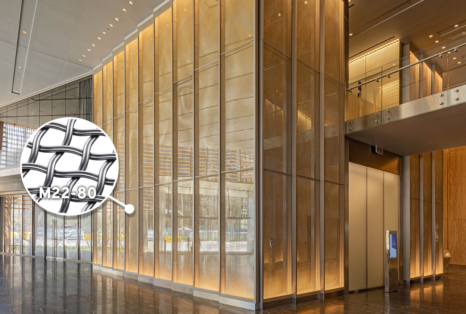 M22-80 - Woven Wire Mesh by Banker Wire | Archello