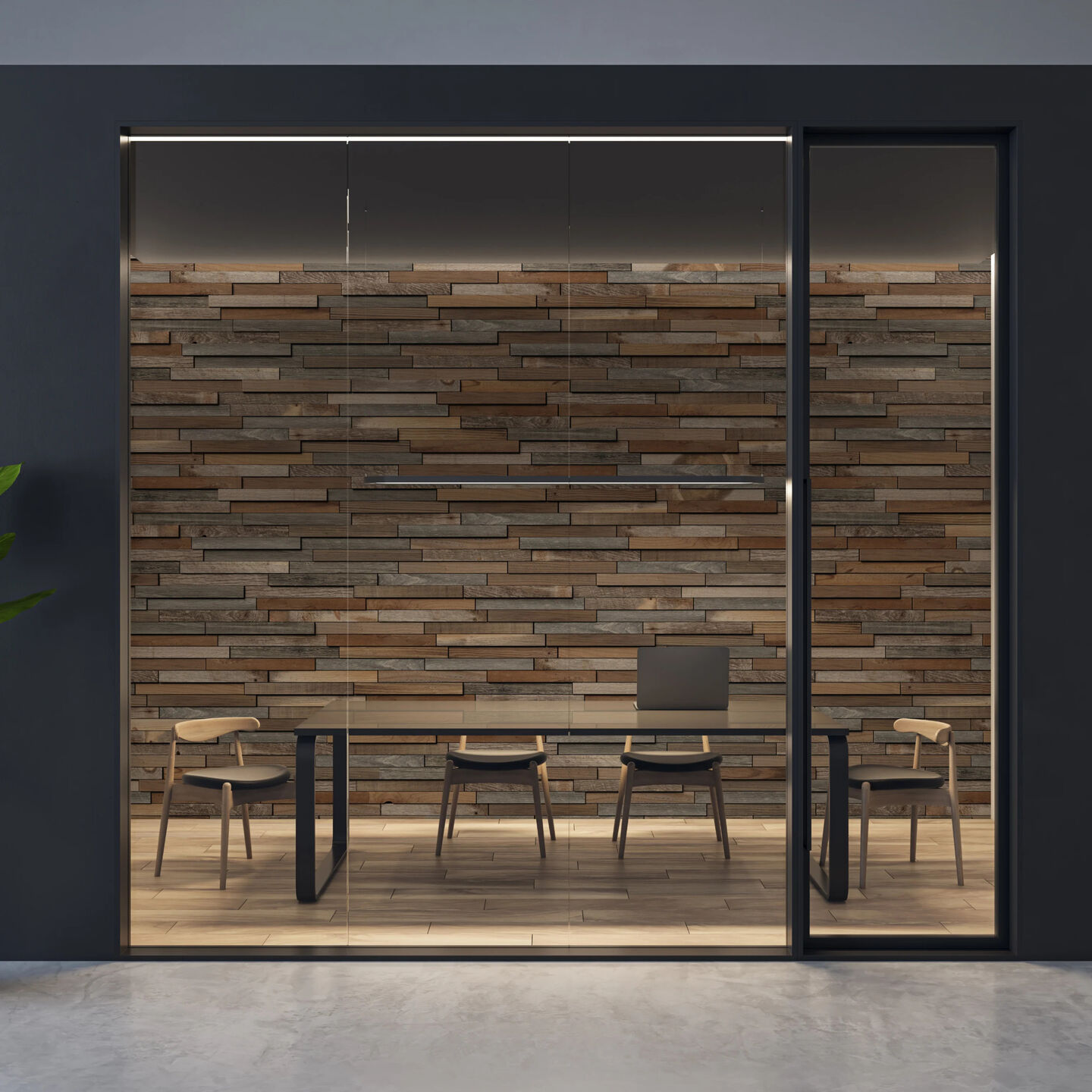 Woodwöl—Stacked Natural Mosaic Wood Wall Tile by Stikwood | Archello