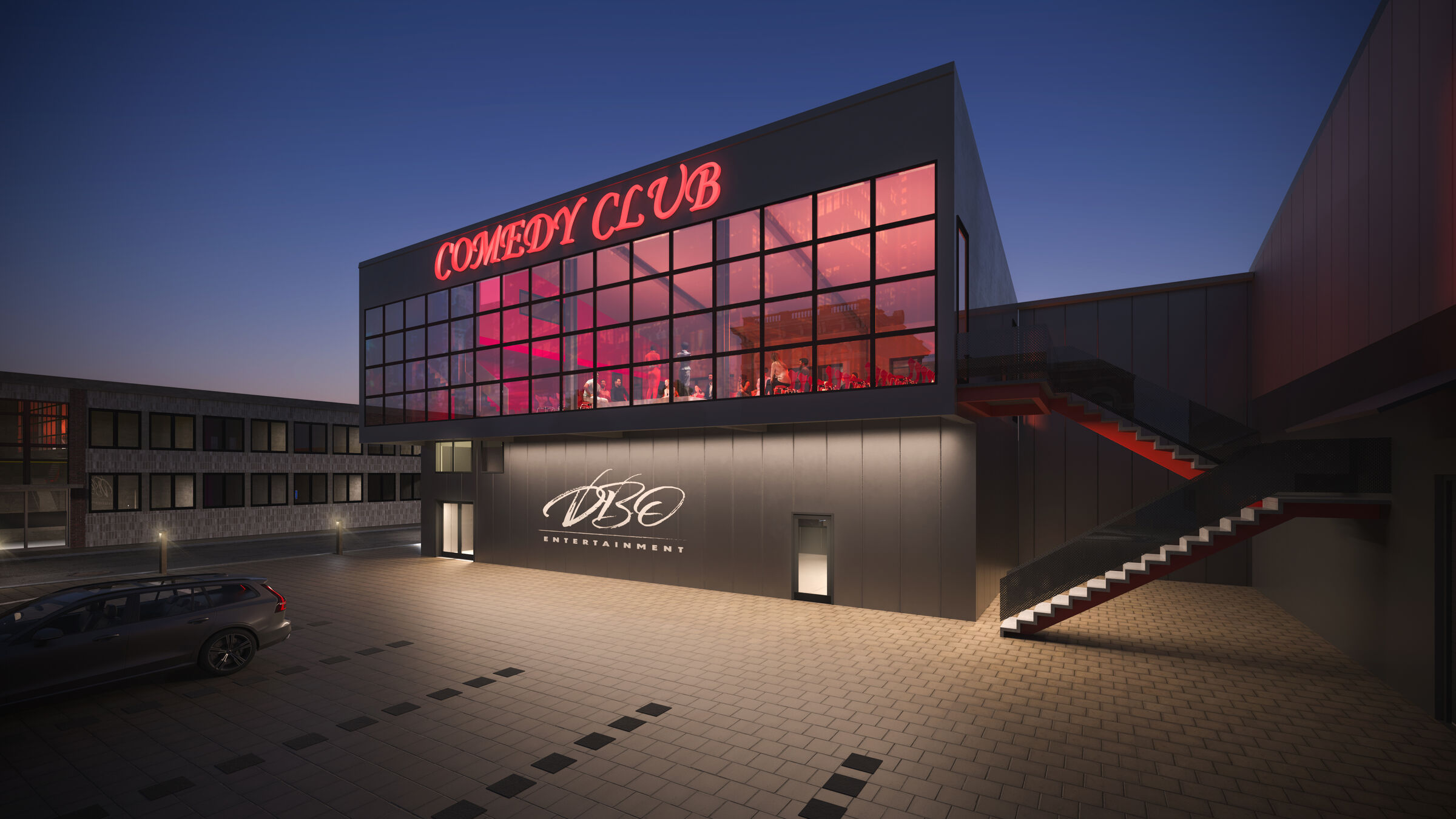 Comedy Club Mannheim | Peter Stasek Architects - Corporate Architecture ...