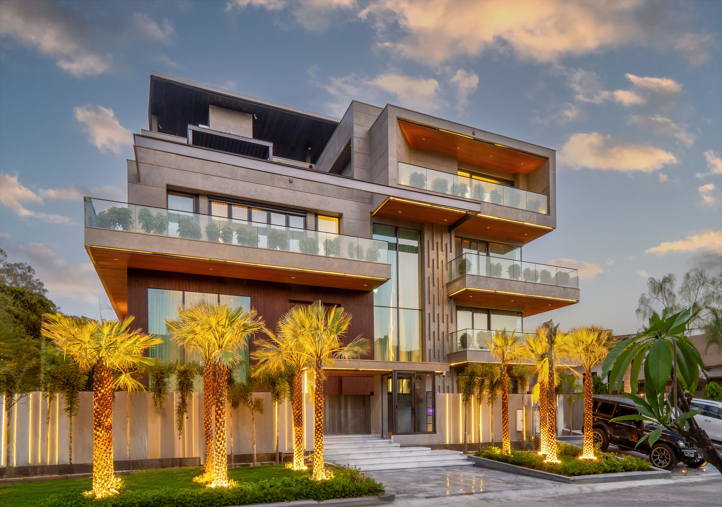 Abode of Cosmic Calm Noida Project | Jaideep Thareja Architects | Archello