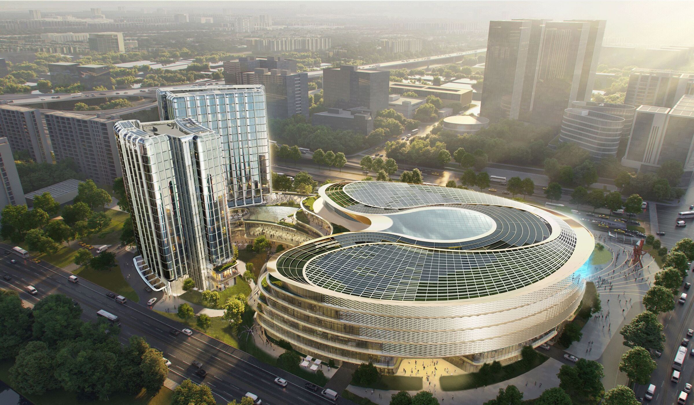 Hangzhou Yuhang Future Science and Technology City | Aedas | Archello
