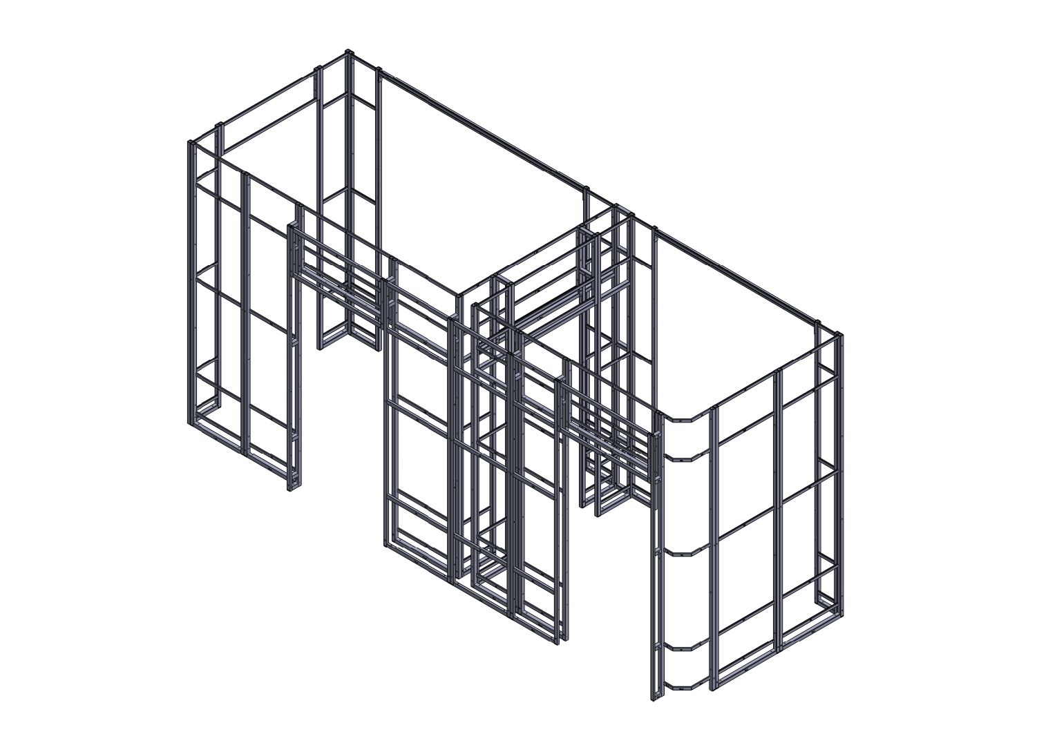 Bespoke tubular metal structures by YDF SRL | Archello
