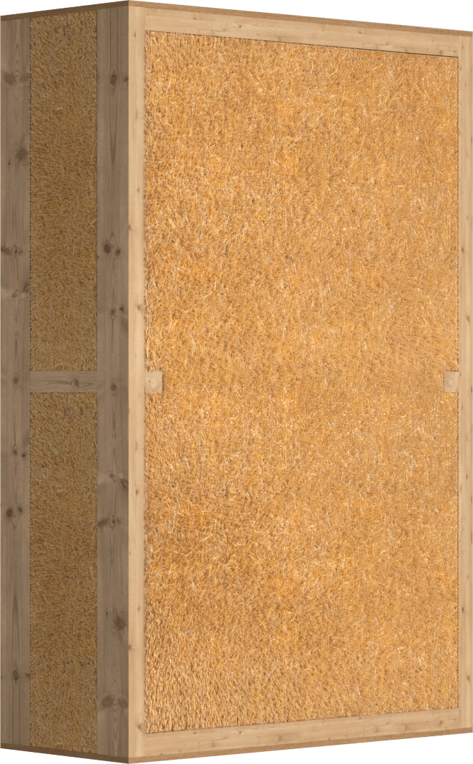 Straw wall panel by EcoCocon | Archello
