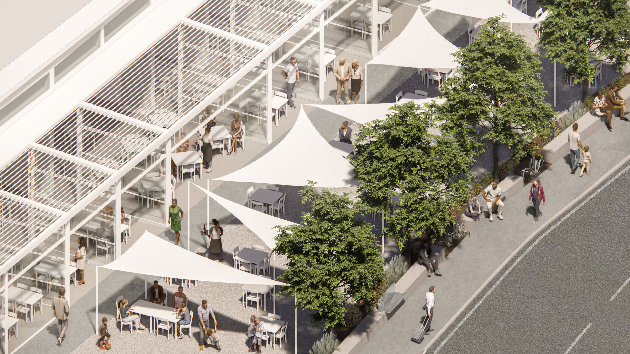 Rafina Port Commercial Zone Redesign | Constantine Bouras Studio | Archello