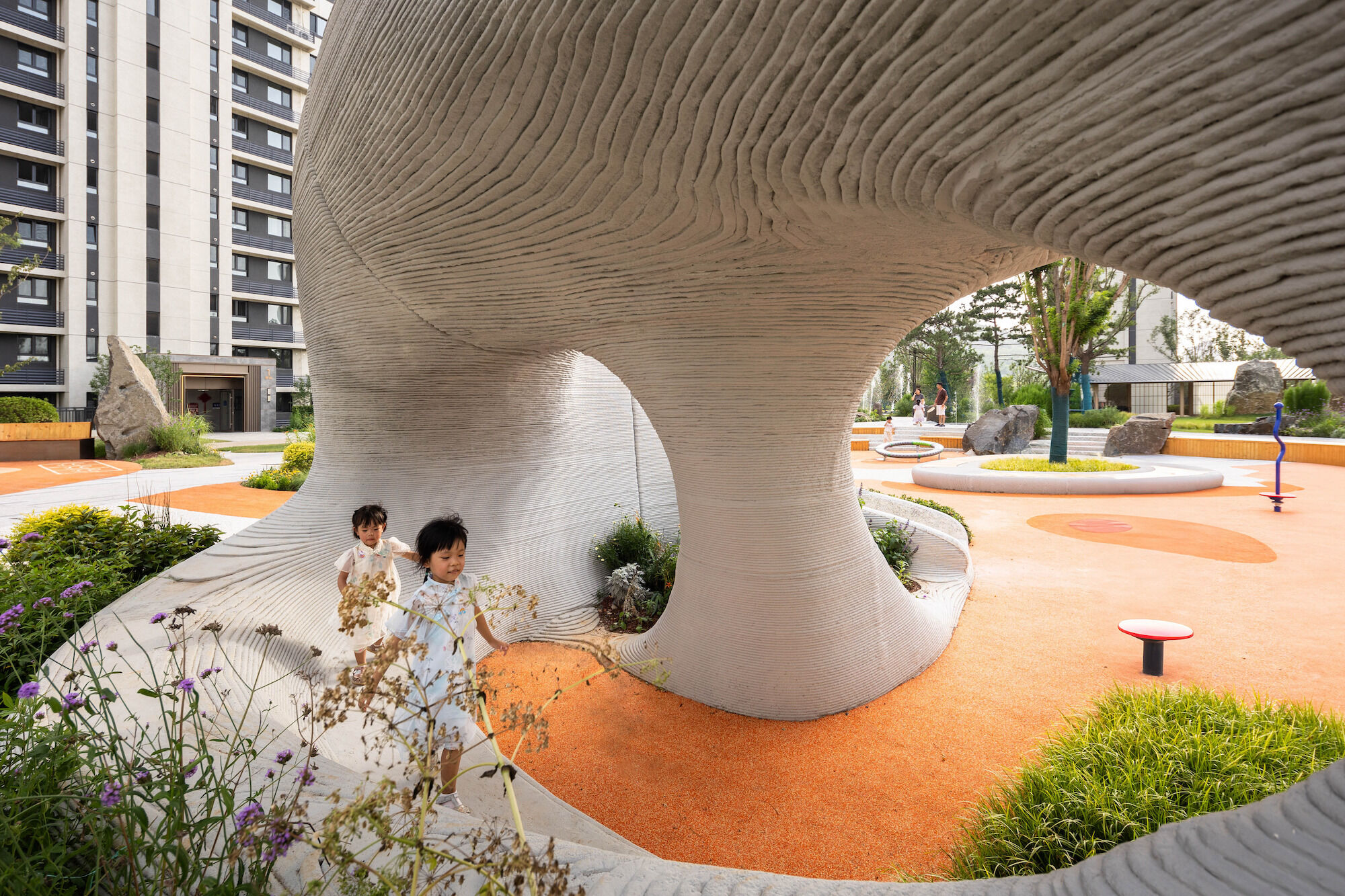 Boulder Park: A 3D Concrete-Printed Playground | XISUI Design | Archello